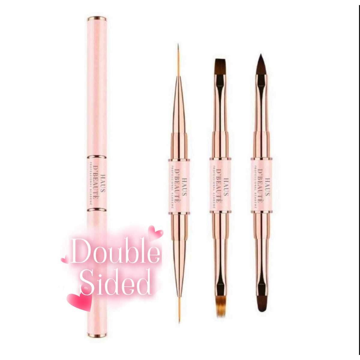 3 pc's Nail Art Brush Set – Jess Nailed it